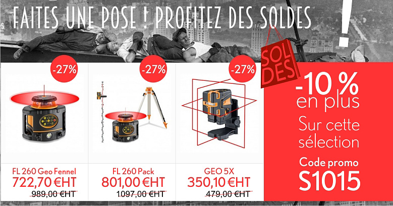 NewsLetter : FAITES UNE POSE ! PROFITEZ DES SOLDES